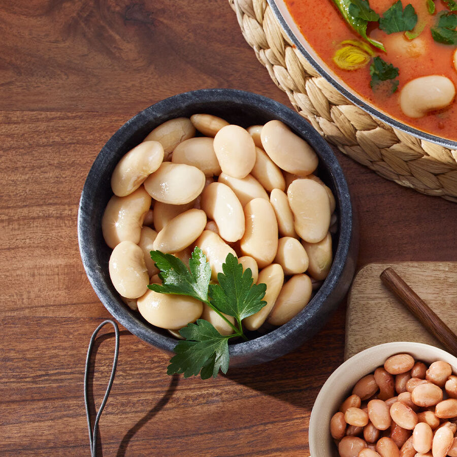 Haricots blancs géants : Idéals pour les salades et les soupes ...