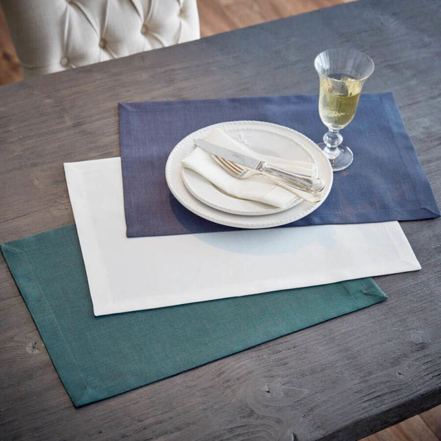 Sets de table unis à effet chiné, antitaches - Hagen Grote GmbH