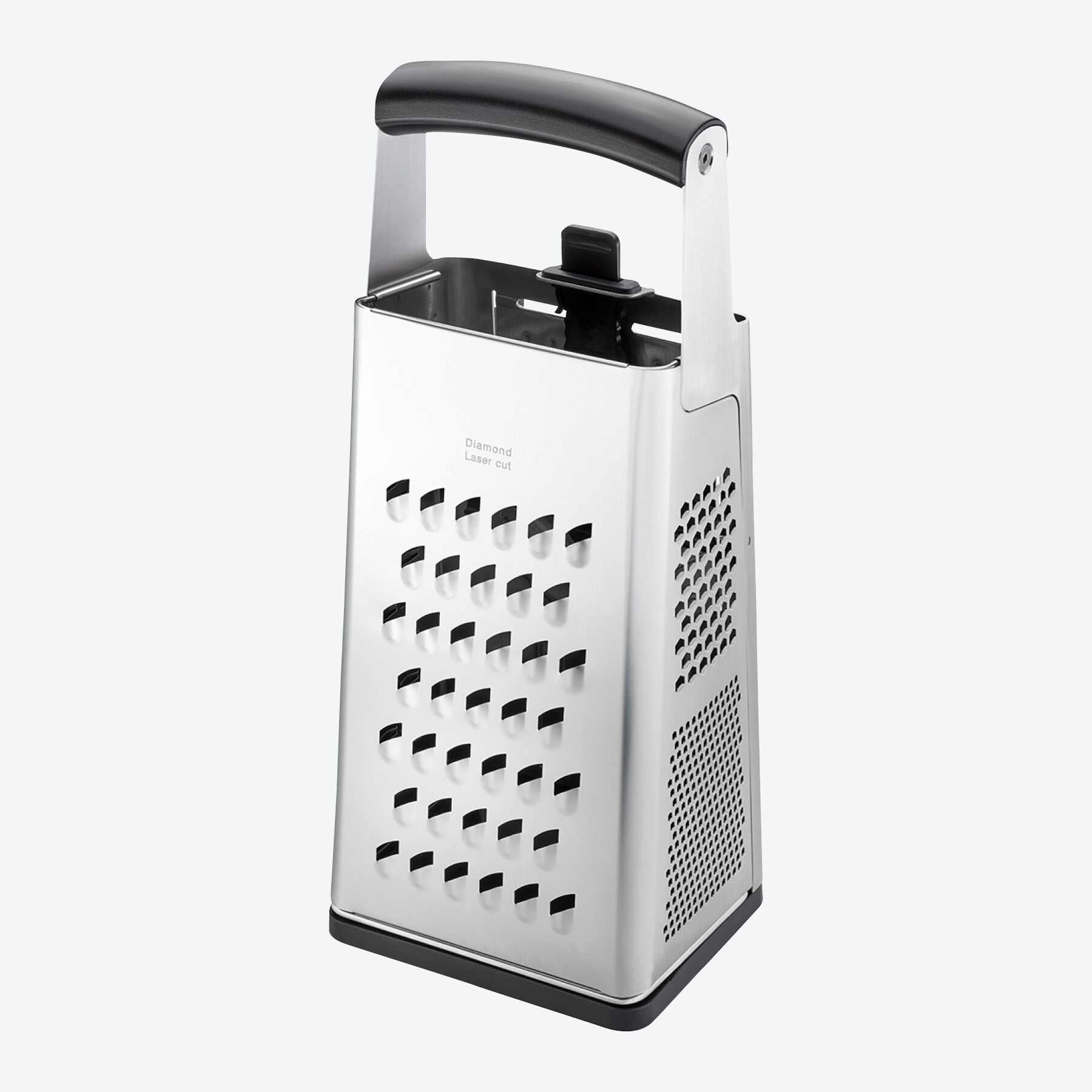 Râpe carrée ultra-tranchante - 7 niveaux de râpe et rabot en V réglable ...