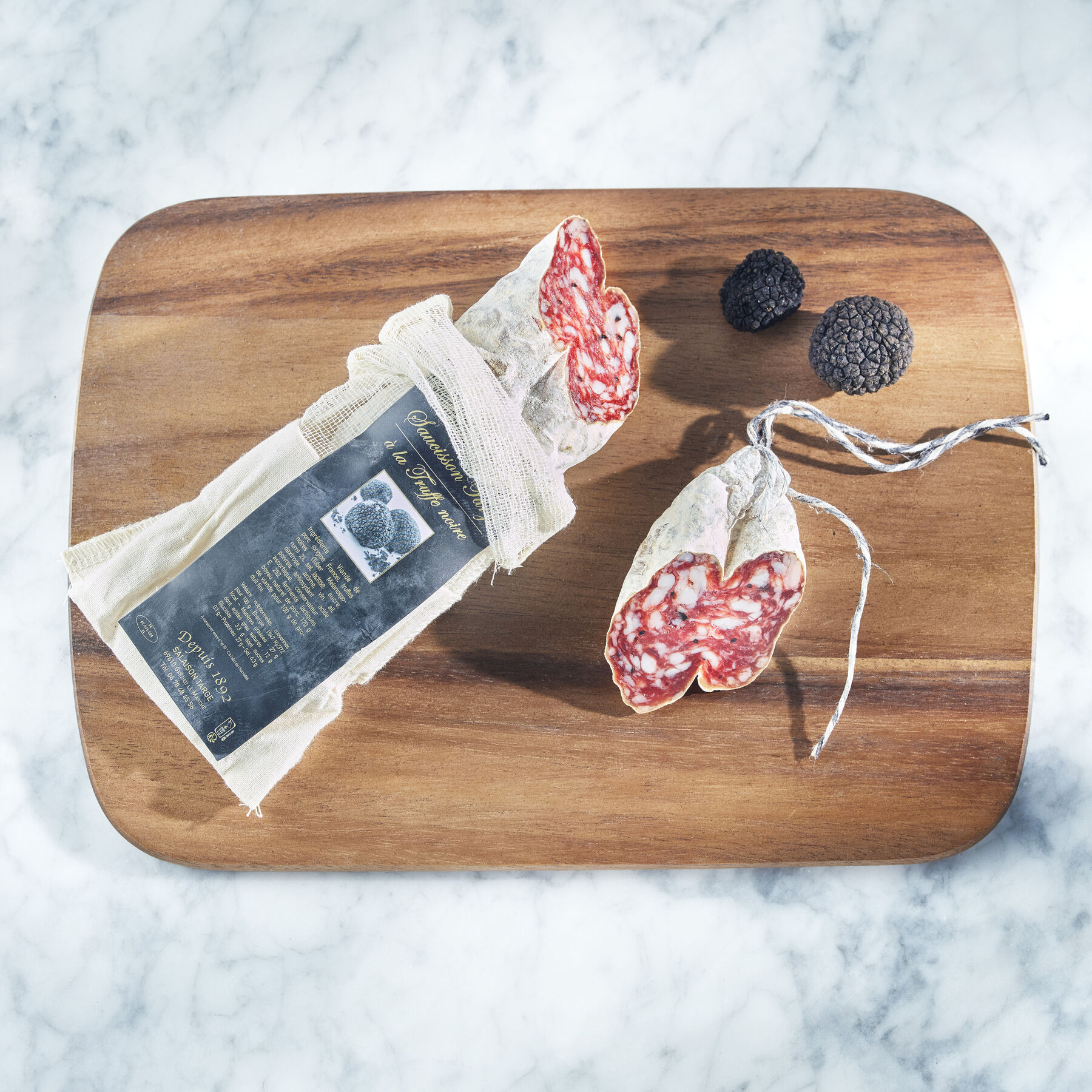 Saucisson à la truffe : saucisson séché à l'air – env. 220 g - Boutique