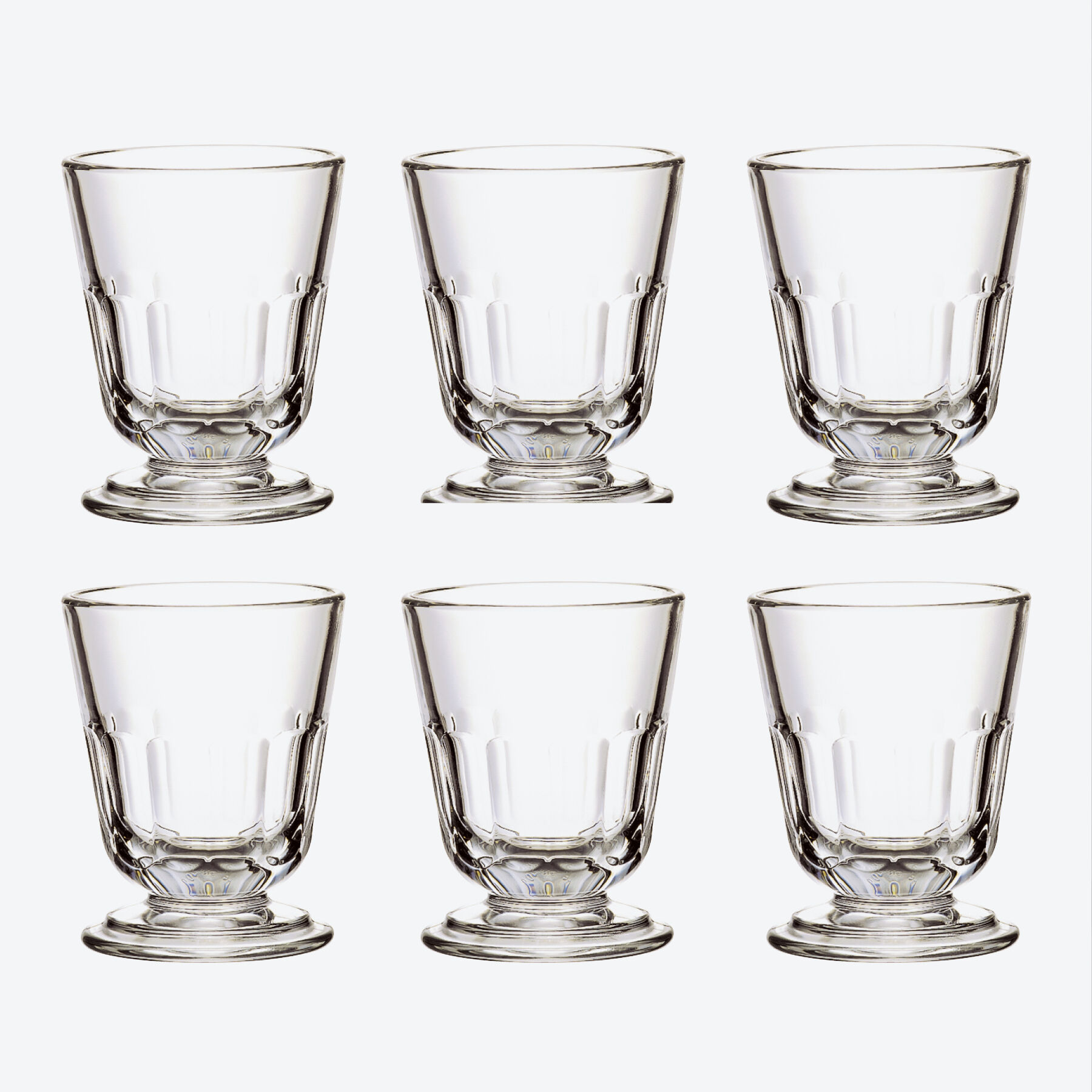 Verres à eau Périgord : charme sobre et classique - Boutique